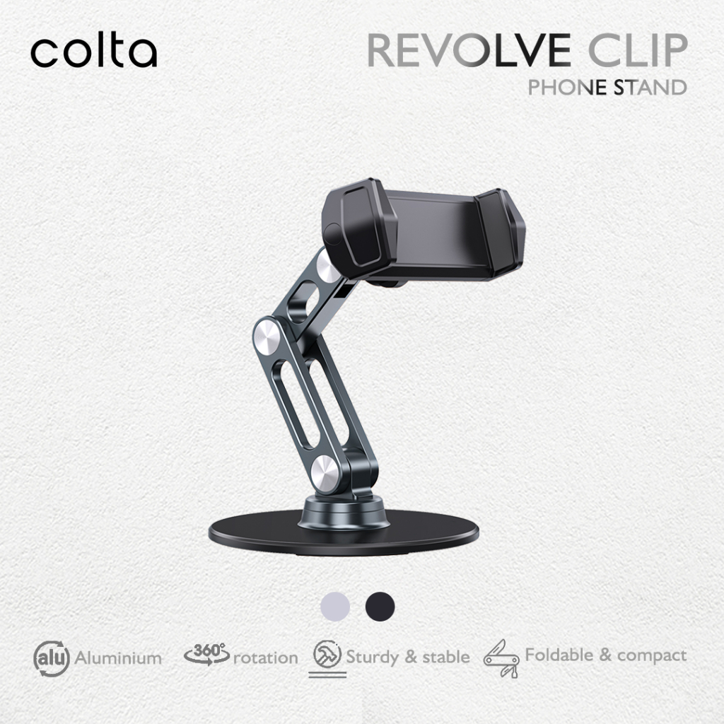 Jual Colta Revolve Phone Clip Stand Holder Aluminium Dudukan HP Bracket Handphone | Shopee Indonesia