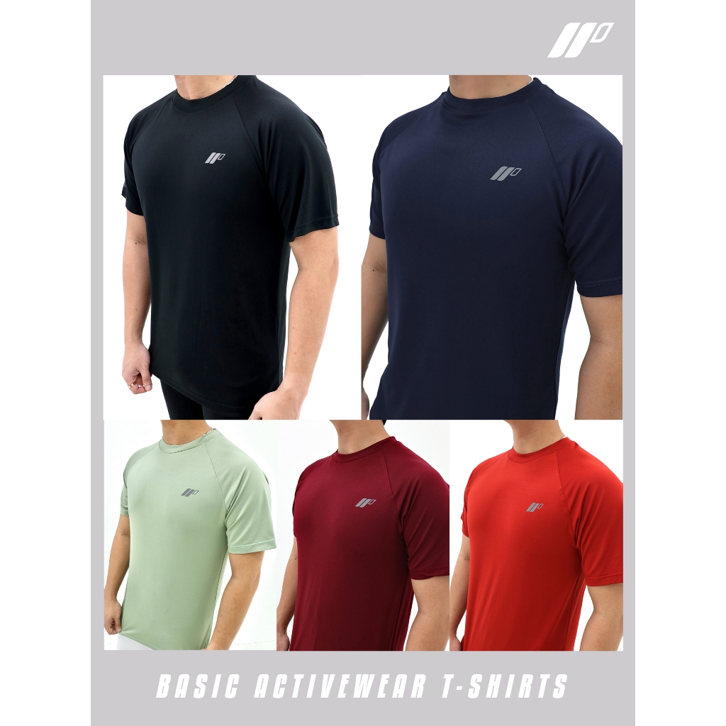 Jual Baju Olahraga - Basic Activewear T-Shirt - Kaos Olahraga Gym Pria ...