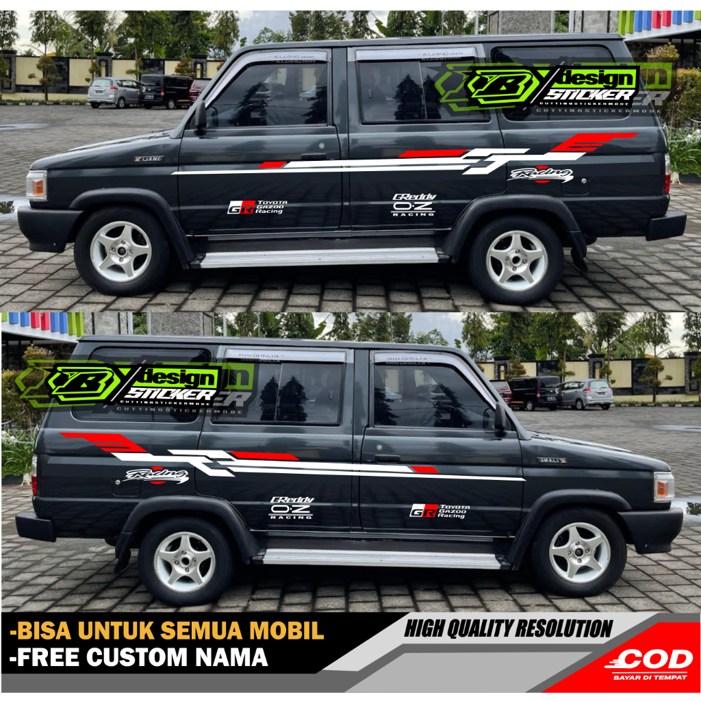 Jual Stiker Mobil Toyota Kijang Super Stiker Body Kijang Super Stiker ...