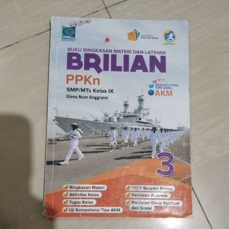 Jual BUKU ORI BUKU BRILIAN PPKN KELAS 3 SMP PENERBIT GRAFINDO EDISI REVISI | Shopee Indonesia