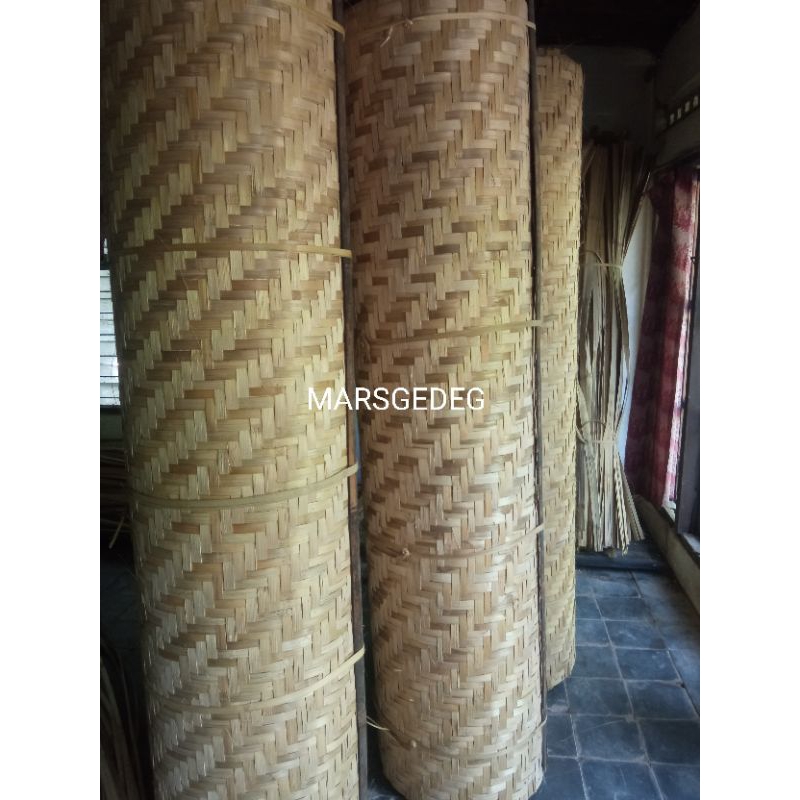 Jual Anyaman bambu/Gedeg/bilik/tabag Ukuran 2mx2m 2mx2,5m 2mx3m,2,5mx3m ...