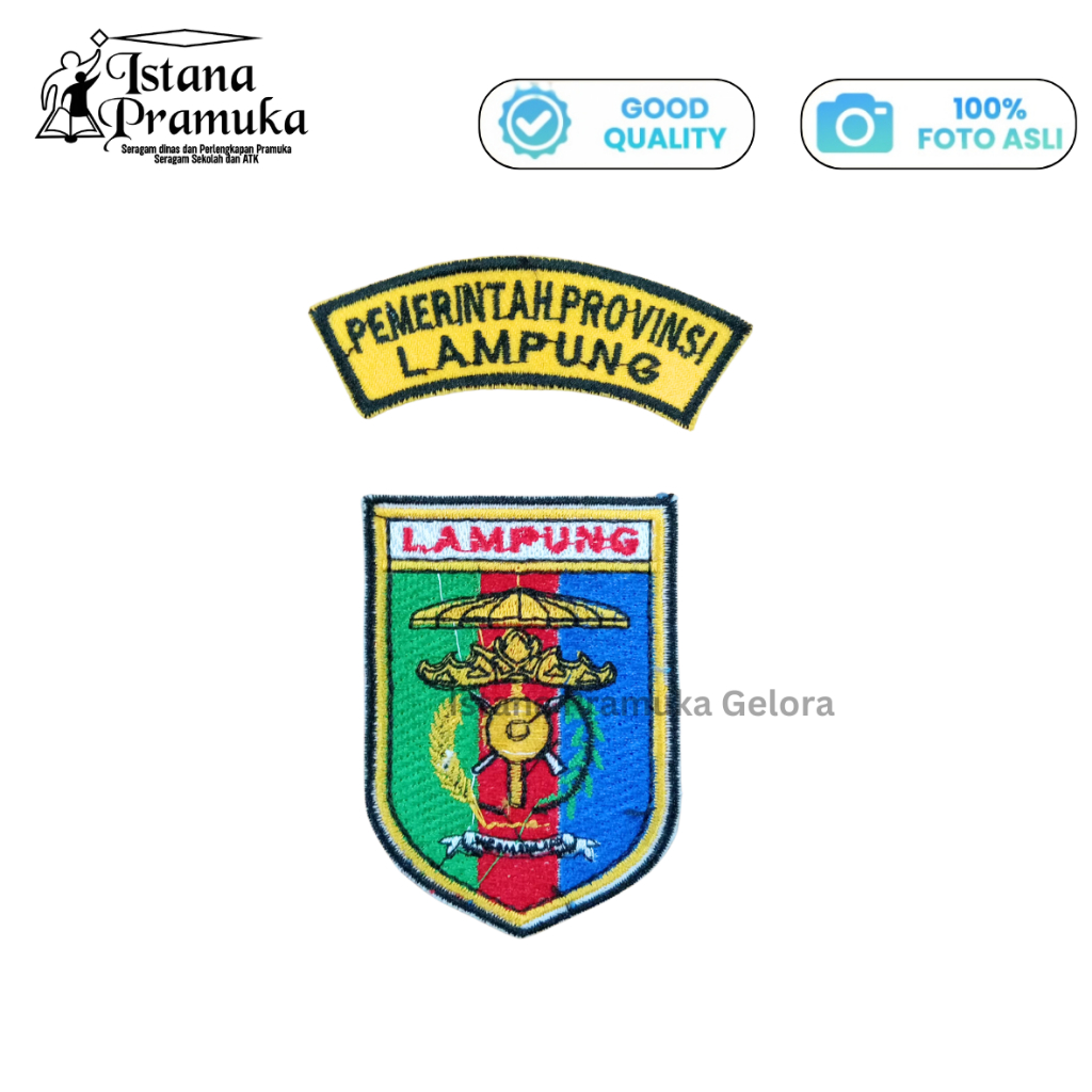 Jual Logo/Atribut PEMPROV LAMPUNG BORDIR - Istana Pramuka Gelora ...