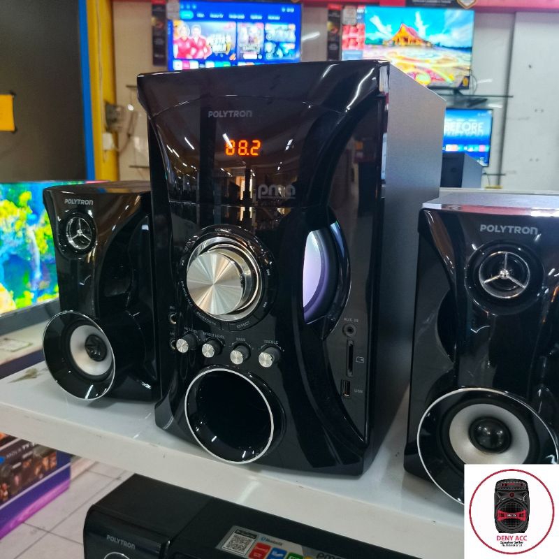 Jual POLYTRON PMA 9525/SPEAKER BLUETOOTH FUNGSI KARAOKE | Shopee Indonesia