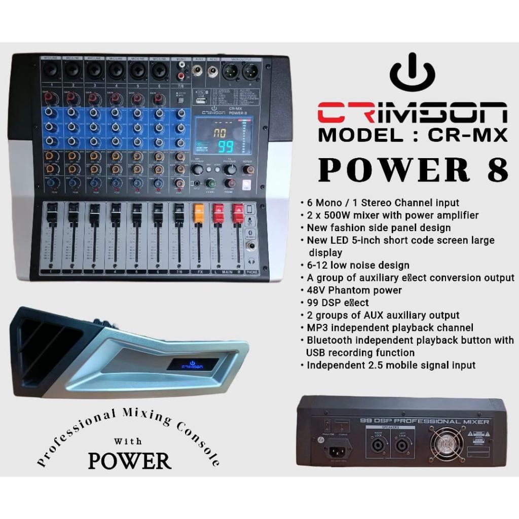 Jual Power Mixer Crimson CR-MX Power 8 | Shopee Indonesia