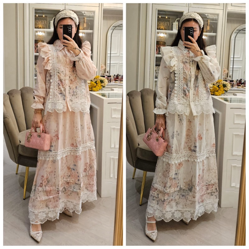 Jual Midi / Gamis / Dress / Set Rok Meijiwang Premium | Shopee Indonesia