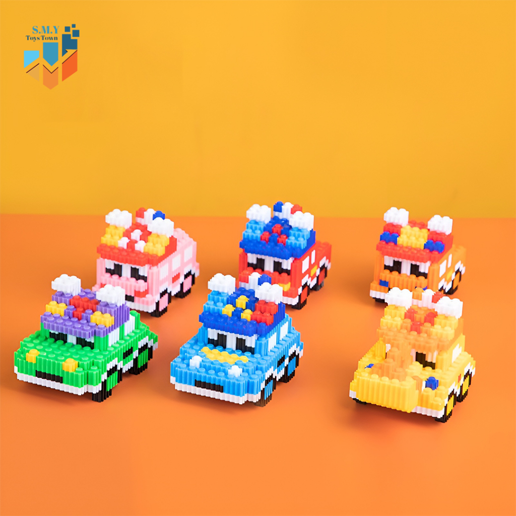 Jual SMY Toystown Mobil Mobilan Mini Nano Block Bricks Mainan Balok ...