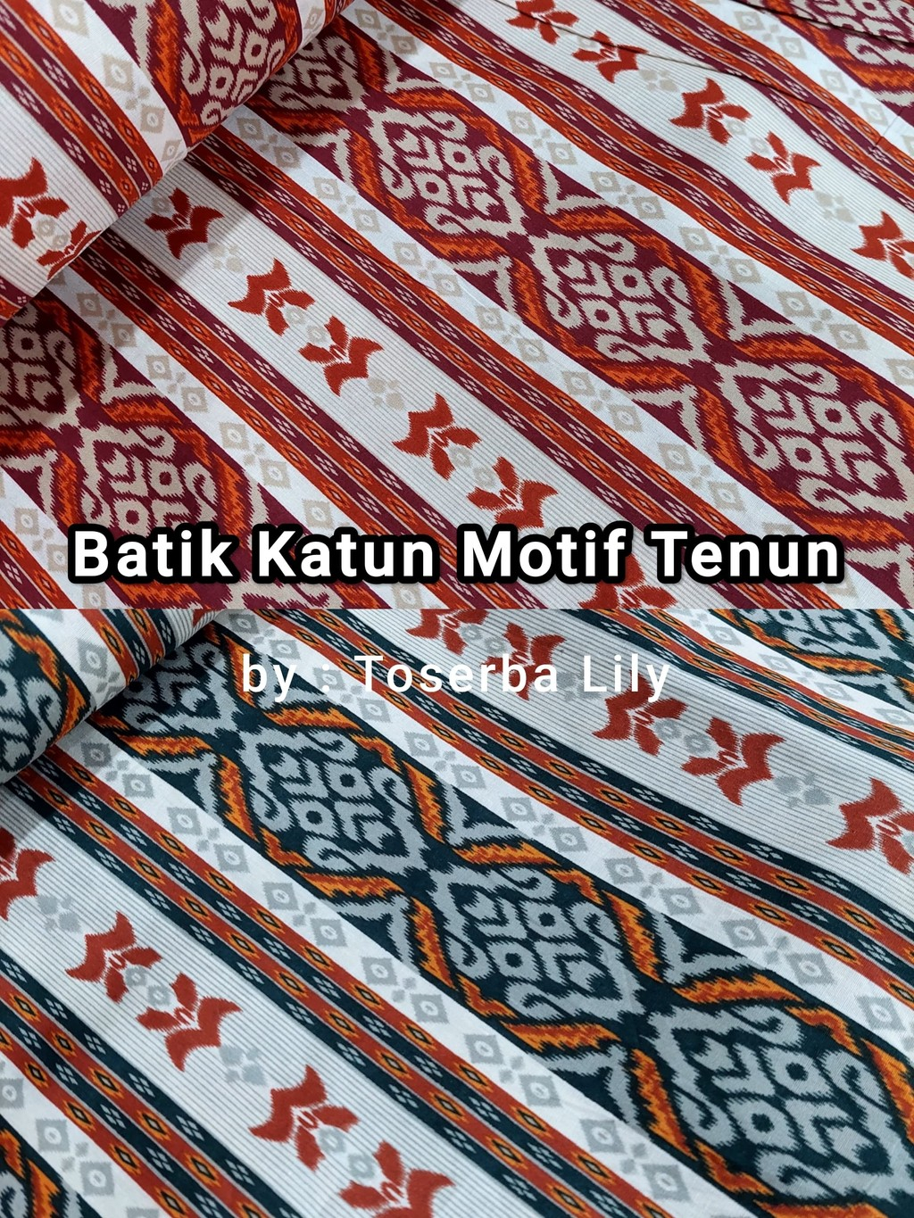 Jual Kain Batik Katun Motif Tenun / Kain Batik Katun Etnik Tenun ...