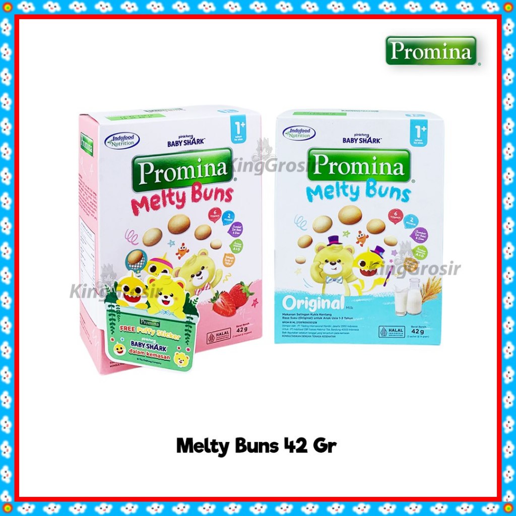 Jual Promina Melty Buns 42gr Untuk Usia 1Tahun+ Promina Mini Biskut ...