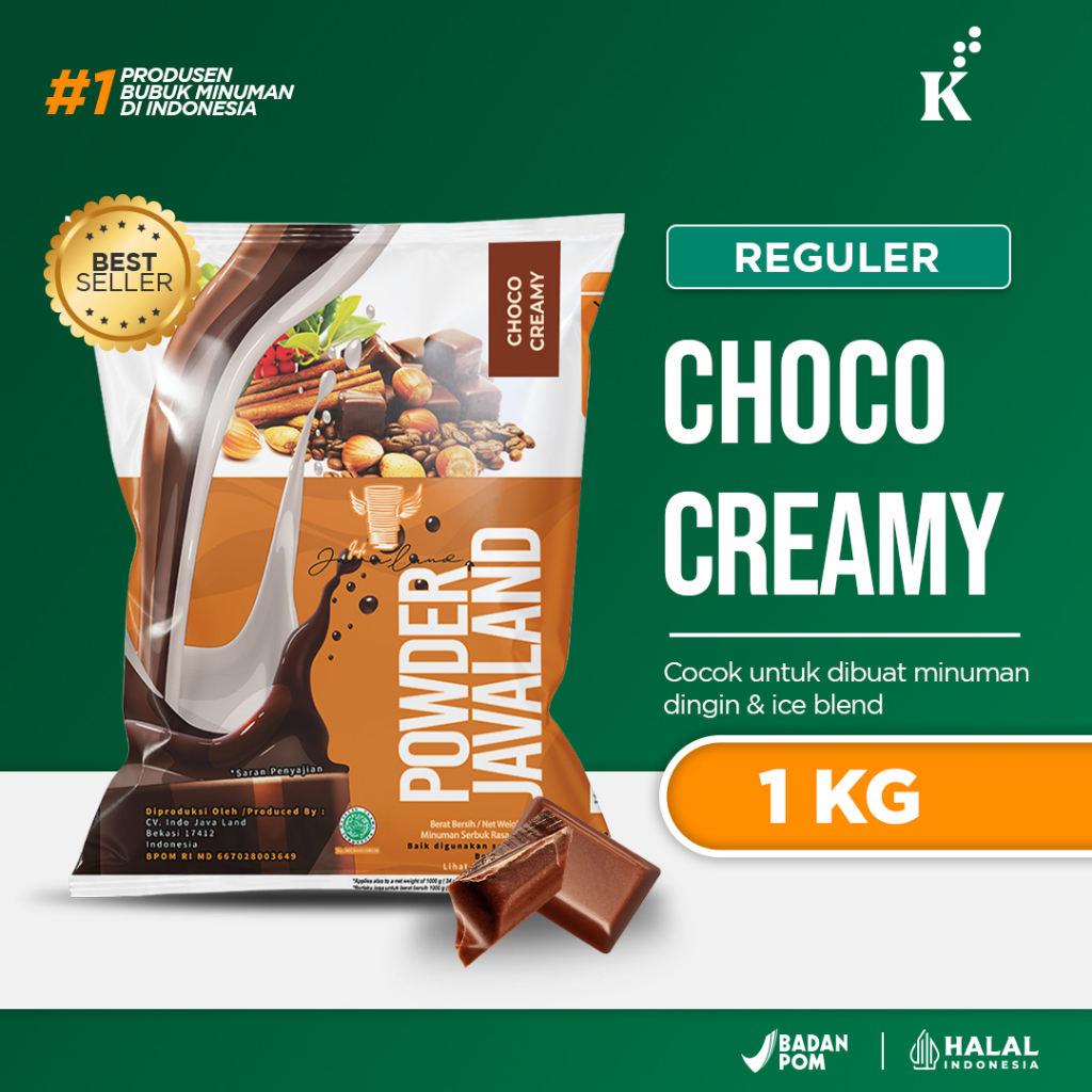 Jual Bubuk Minuman Choco Creamy Bubble Drink Powder 1kg Javaland ...