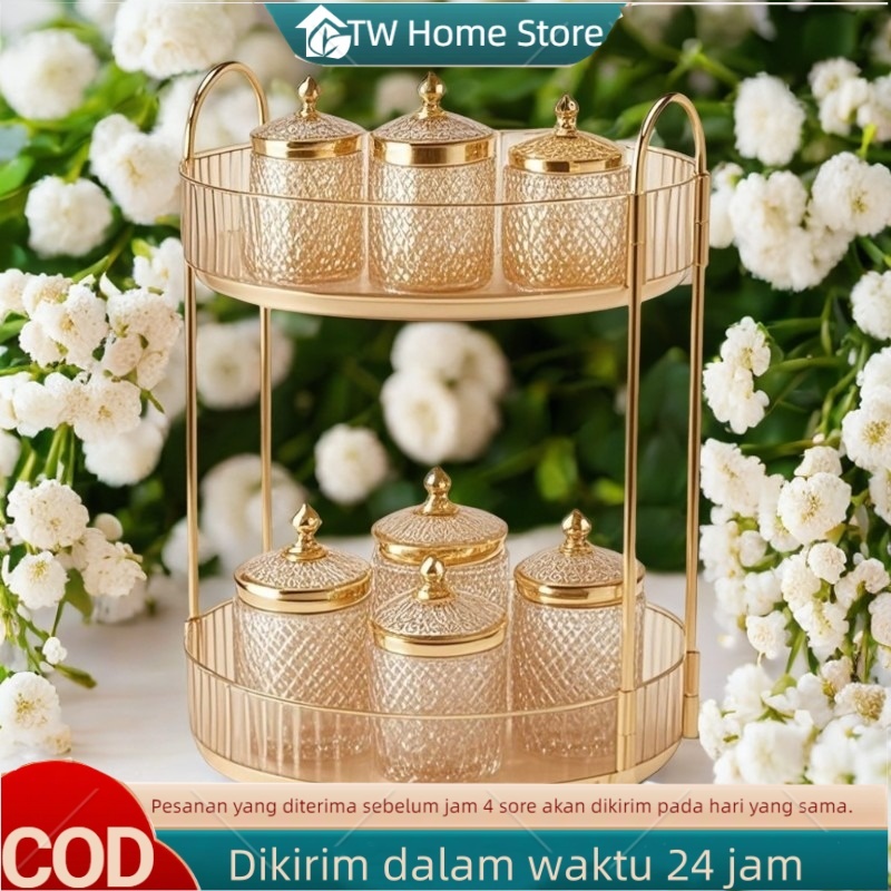 Jual Rak Aqua Gelas Estetik Rak Serbaguna Tempat Kosmetik Tempat Aqua ...