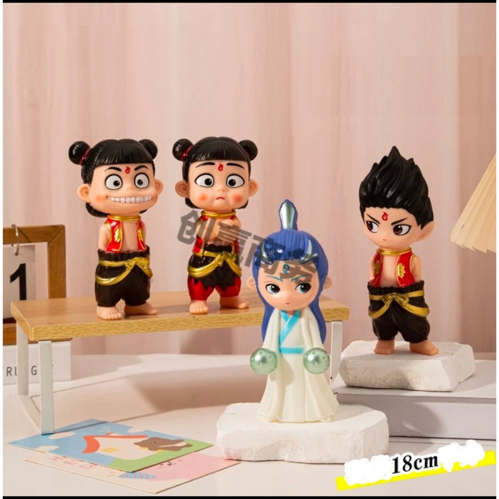 Jual Mainan Figur Anak-anak dari Film Nezha 2 hiasan meja dekorasi ...