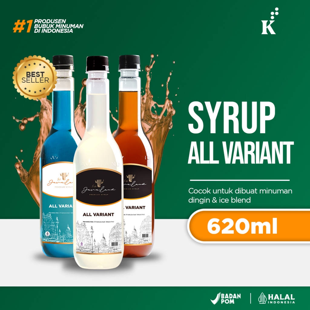 Jual Sirup Premium Javaland Sirup Aneka Rasa | Shopee Indonesia