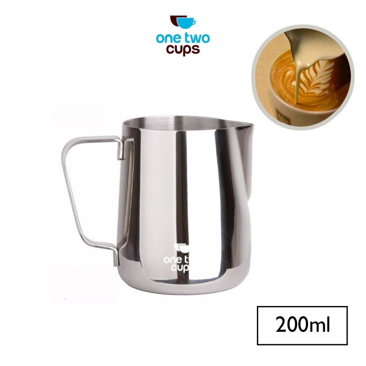 Jual One Two Cups Gelas Milk Jug Kopi Espresso Latte Art 200ml - J068 | Shopee Indonesia