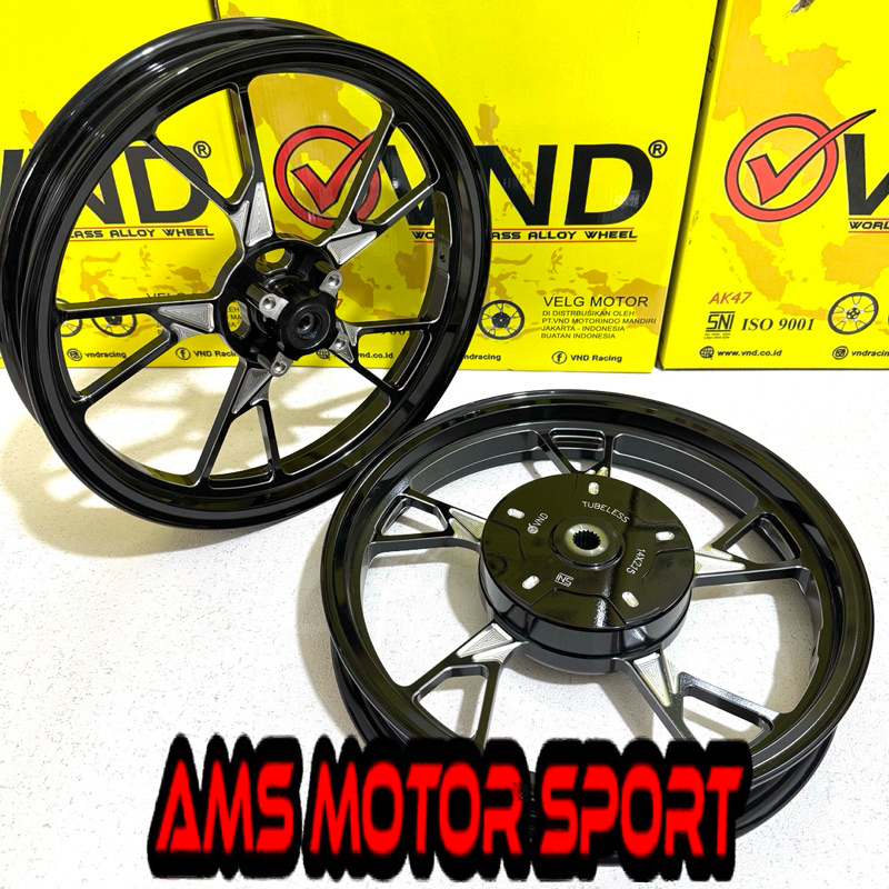 Jual Velg VND Racing AK 47 185x14 & 215x14 - Mio Sporty / Mio Old / Mio ...