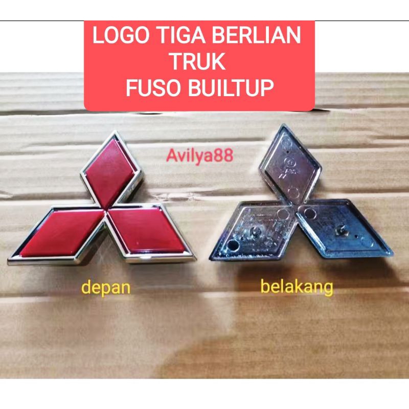 Jual Logo Tiga Berlian Truk Fuso Canter | Shopee Indonesia