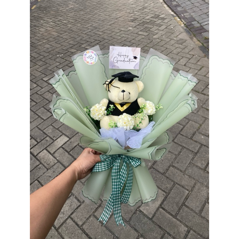 Jual buket bunga boneka wisuda-buket wisuda-buket graduation-buket ...