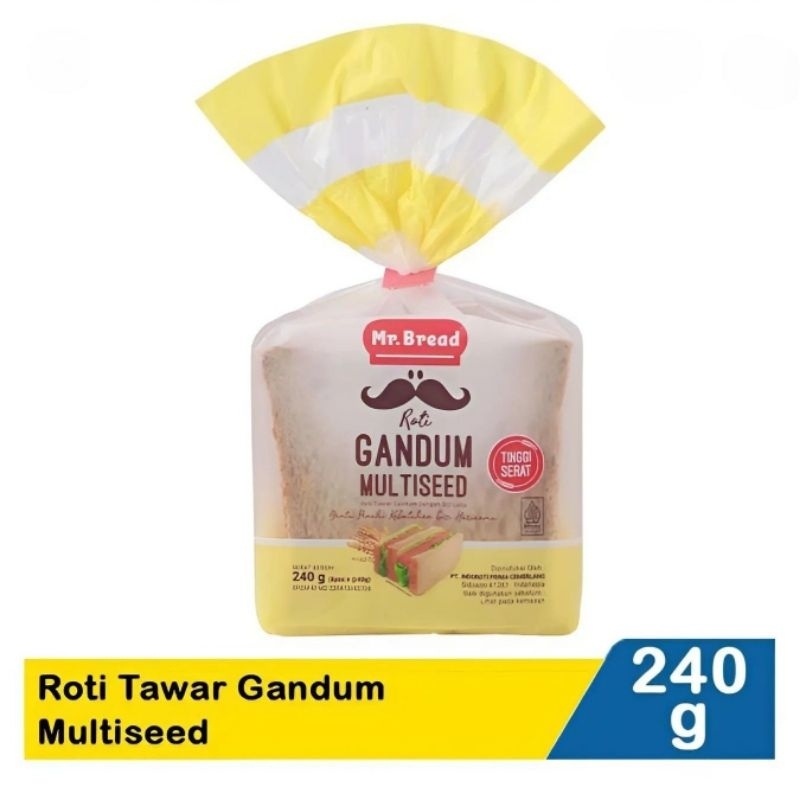 Jual Mr. Bread Roti Tawar Gandum Multiseed | Shopee Indonesia