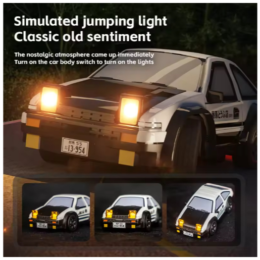 Jual OCTO_PANDA - DESKTOP RC DRIFT MICRO AE86 1:64 MODEL TOYOTA TRUENO ...