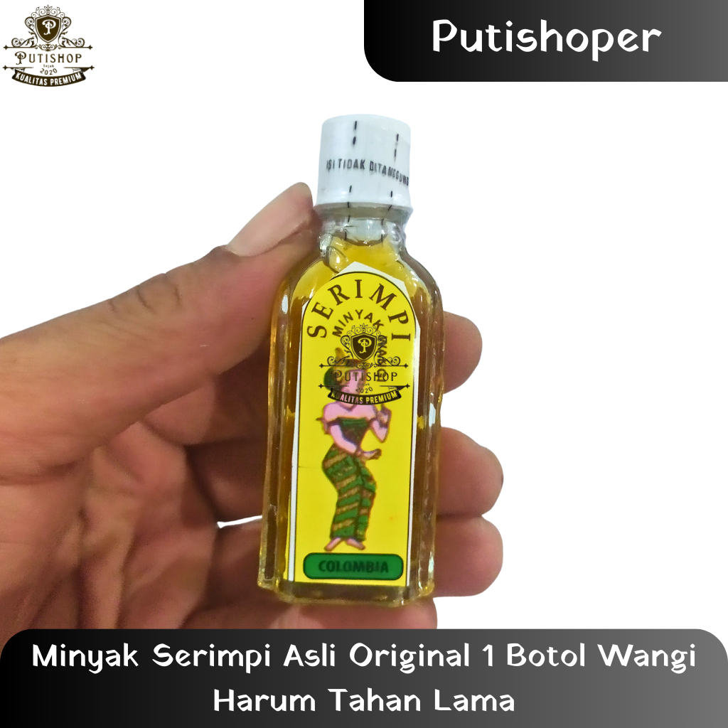 Jual Minyak Serimpi Asli Original 1 Botol, 14,5 ML, Kemasan Botol Kaca ...