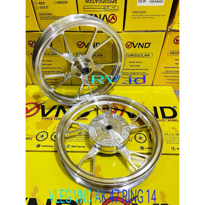 Jual VND Velg Racing AK 47 185x14 & 215x14 - Mio Sporty/ Mio Old/ Mio J ...