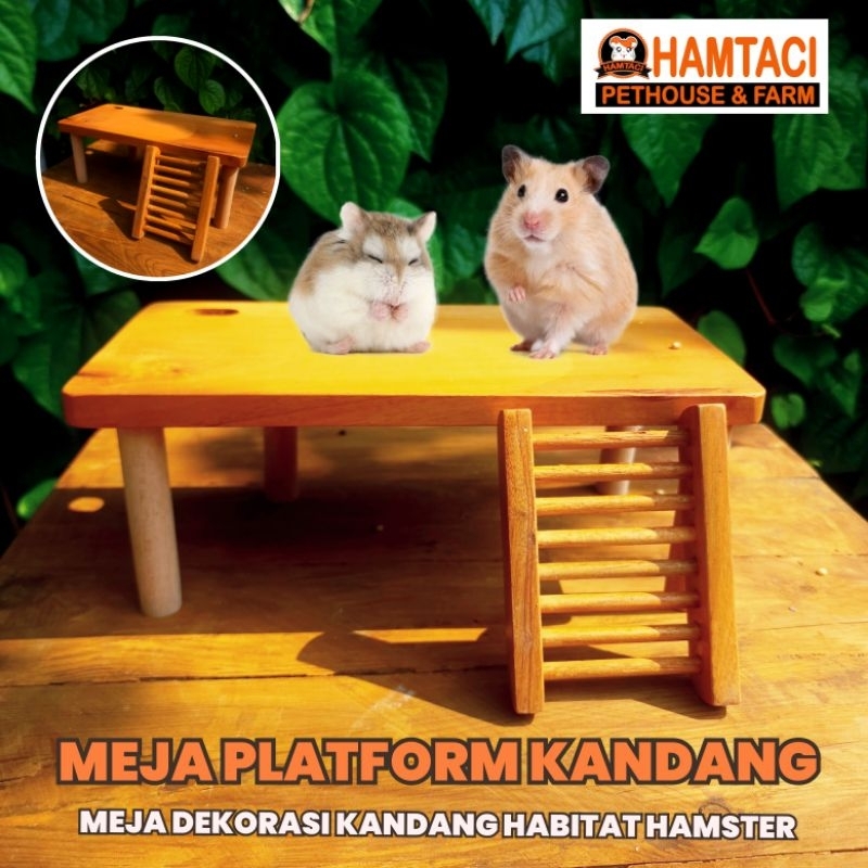 Jual MEJA PLATFORM KANDANG HAMSTER DEKORASI HABITAT | Shopee Indonesia