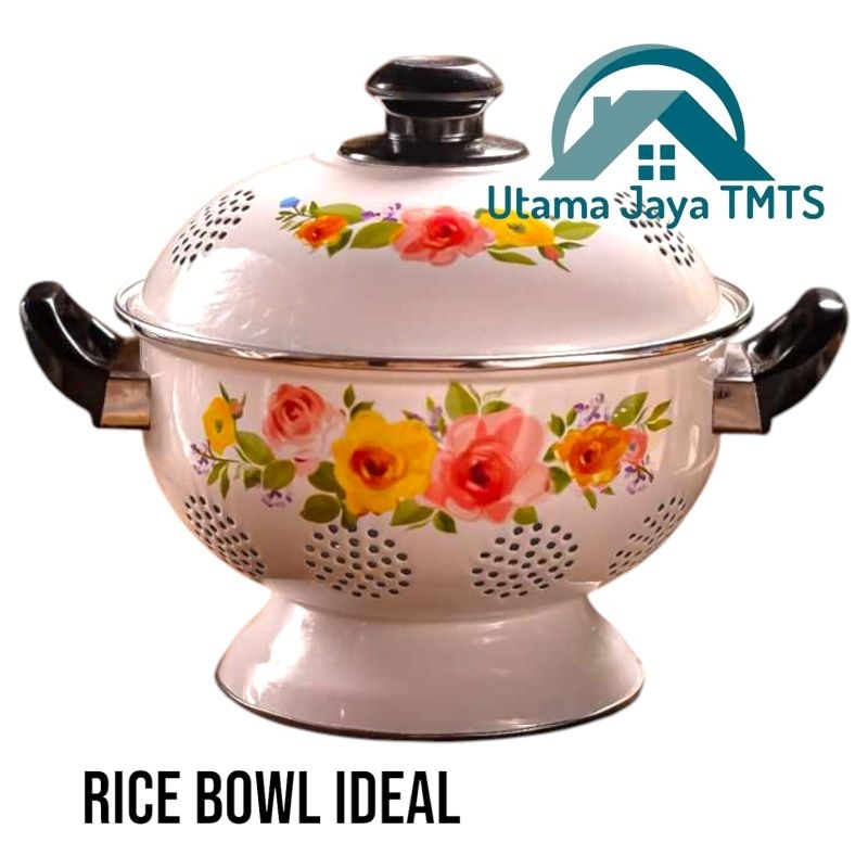 Jual Tempat nasi ideal // Rice bowl ideal // Diameter 22 & 24 + Tutup ...