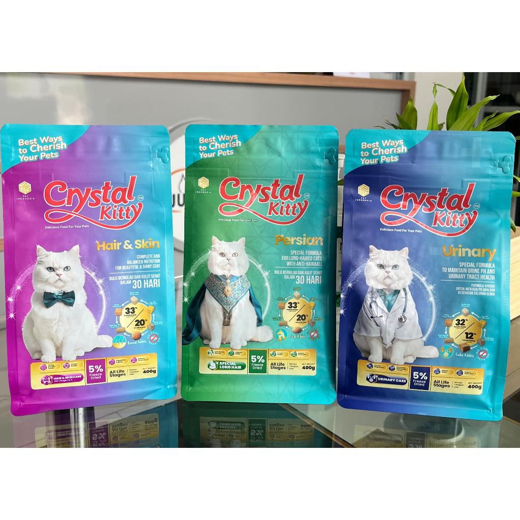 Jual Crystal Kitty Hair & Skin All Life Stages - Makanan Kucing Kulit ...