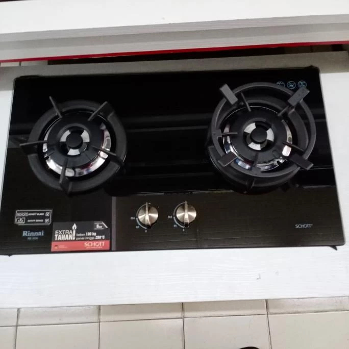 Jual KOMPOR Rinnai Kompor Tanam RB-2GH-C(BK) KHUSUS BATAM | Shopee Indonesia