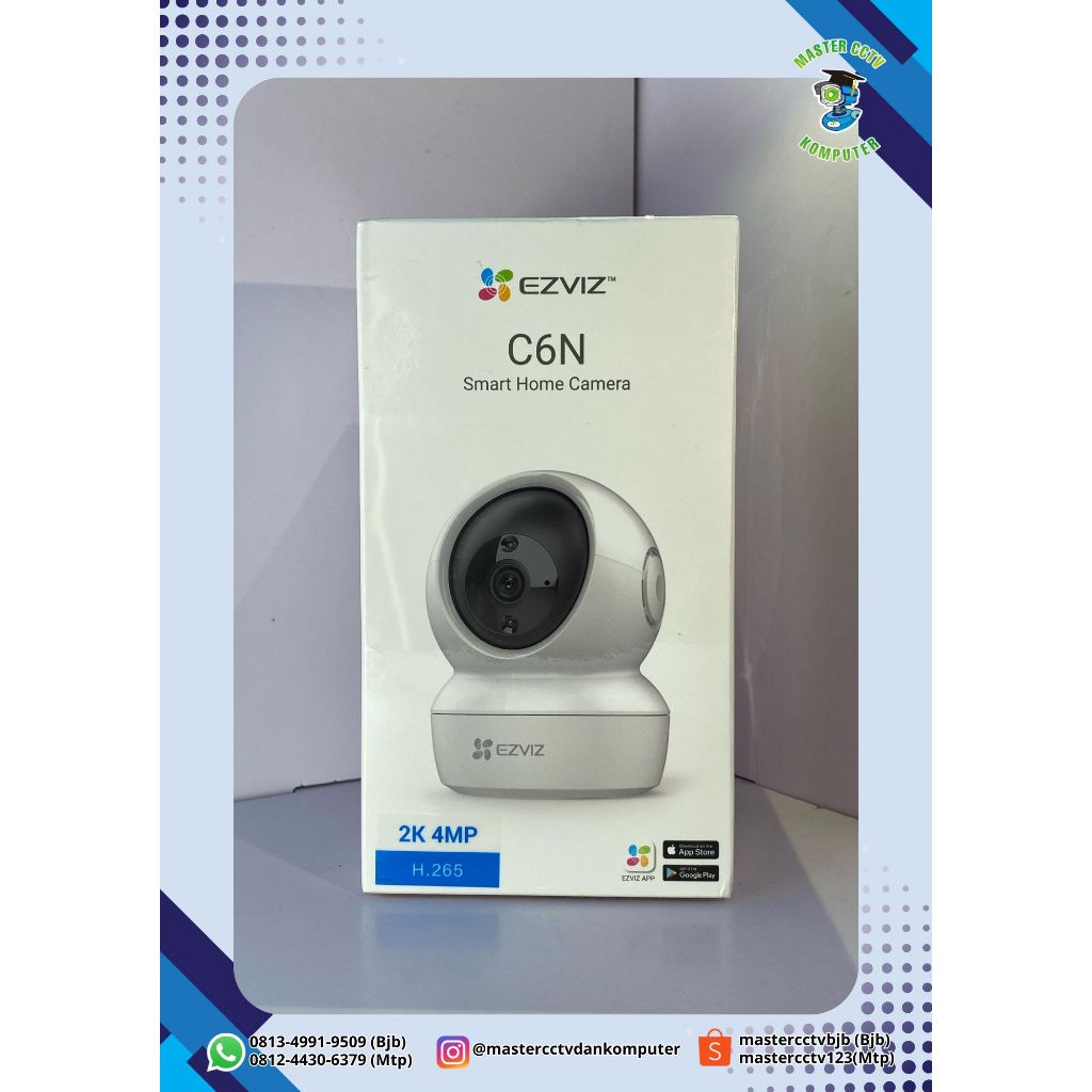 Jual Ezviz C6N 4MP Smart Wifi Pan Tilt IP Camera CCTV Indoor 1440p MAS ...