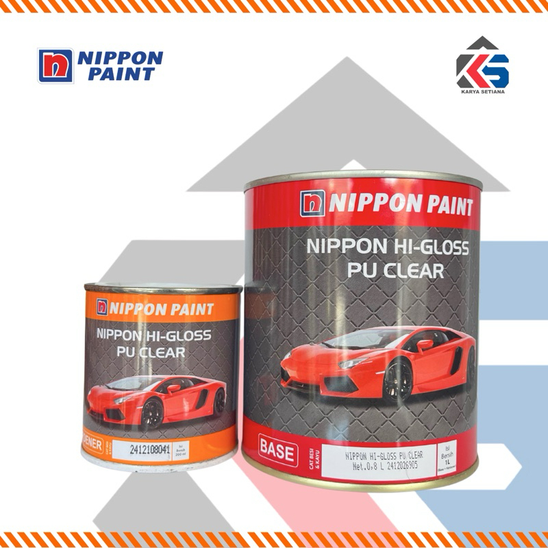 Jual HI GLOSS PU CLEAR / CAT DUCO TRANSPARAN NIPPON PAINT | Shopee ...