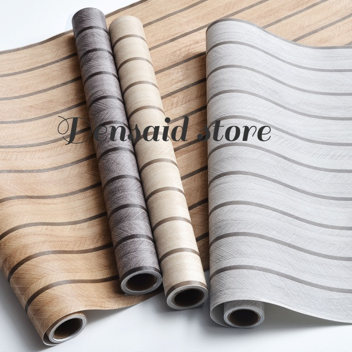 Jual WALLPAPER TERMURAH STICKER DINDING MOTIF KAYU PANEL MODEREN ...