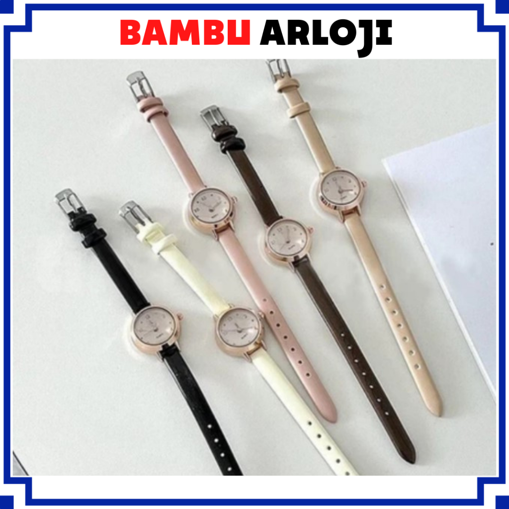 Jual BAJ Jam Tangan Quartz Strap PU Analog Casual Gaya Retro Wanita ...