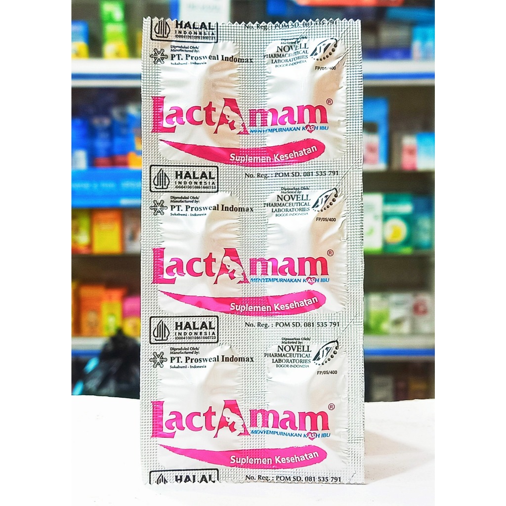 Jual Lactamam 𝟏 𝐒𝐓𝐑𝐈𝐏 𝐈𝐒𝐈 𝟔 𝐊𝐀𝐏𝐋𝐄𝐓 - Membantu Melancarkan ASI | Shopee ...