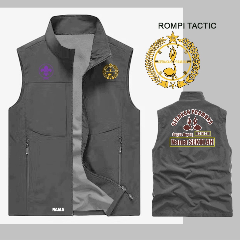 Jual ROMPI TACTIC SABLON PRAMUKA / ROMPI TACTIC CUSTOM SABLON PRAMUKA ...