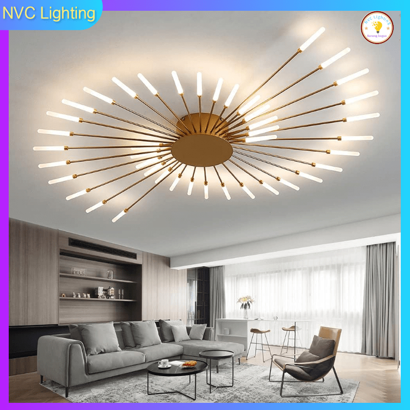 Jual Lampu hias gantung ruang tamu kamar aesthetic gantung nordic minimalis lampu plafon ...