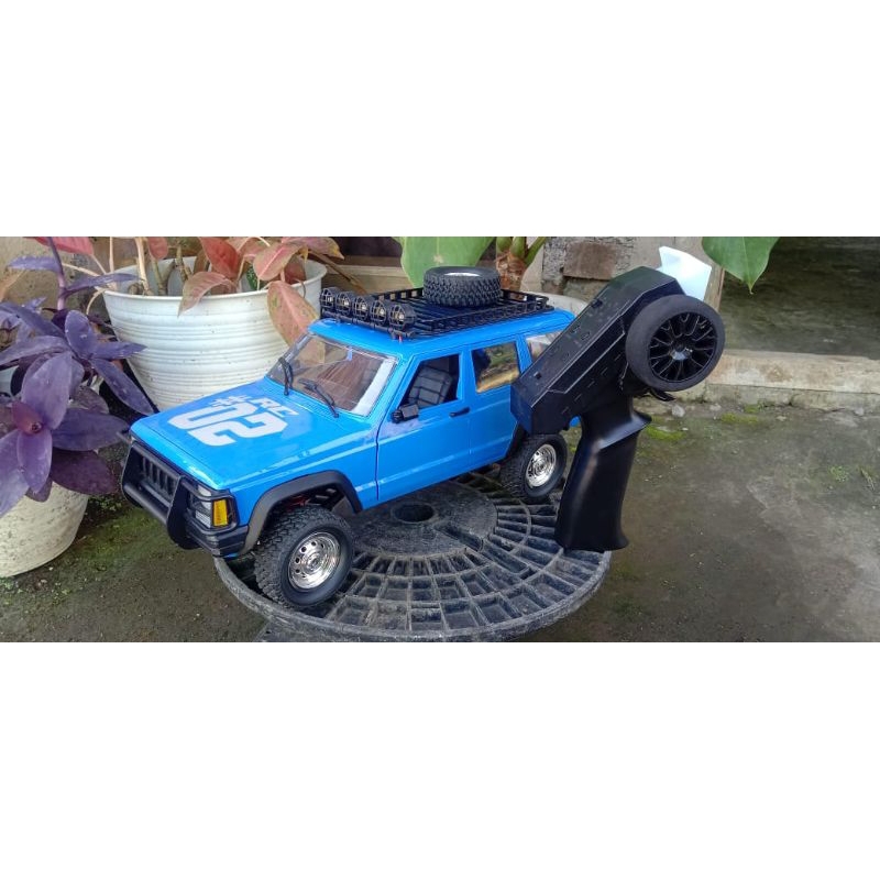 Jual RC Car Jeep MN78 Cherokee 213 1/12 4WD Full Propo Offroad Crawler ...