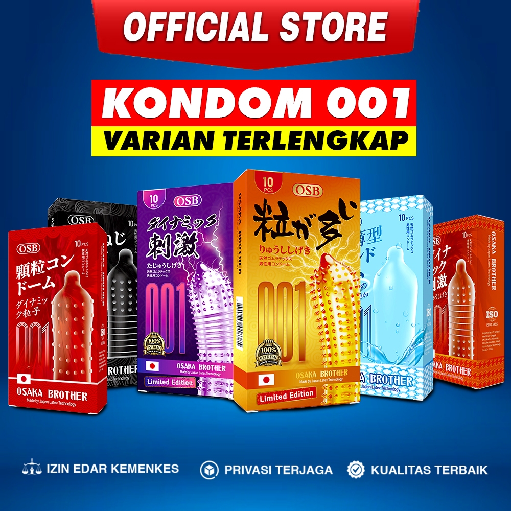 Jual Kondom 001 Osb Osaka Brother - Bergerigi Tertipis Berduri Terlengkap | Shopee Indonesia
