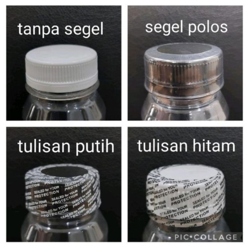 Jual plastik segel tutup botol kale diameter tutup botol 3,5cm/4cm ...