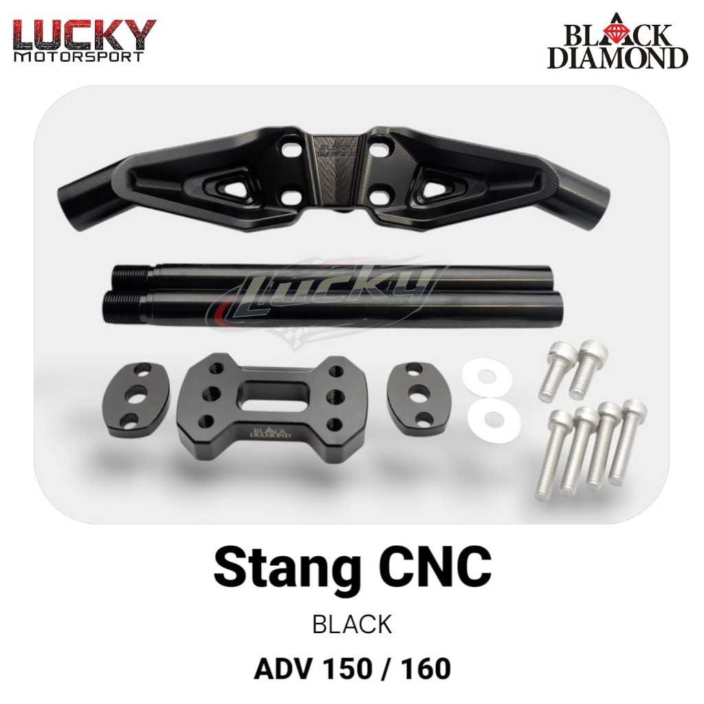 Jual Stang Black Diamond ADV 160 / ADV 150 model TMAX CNC BILED HANDLE ...