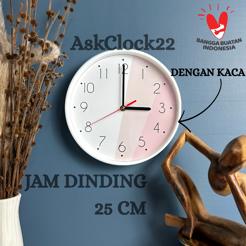 Jual Jam Dinding Mewah Minimalis Jam Dinding Quartz Modern Dengan Kaca ...