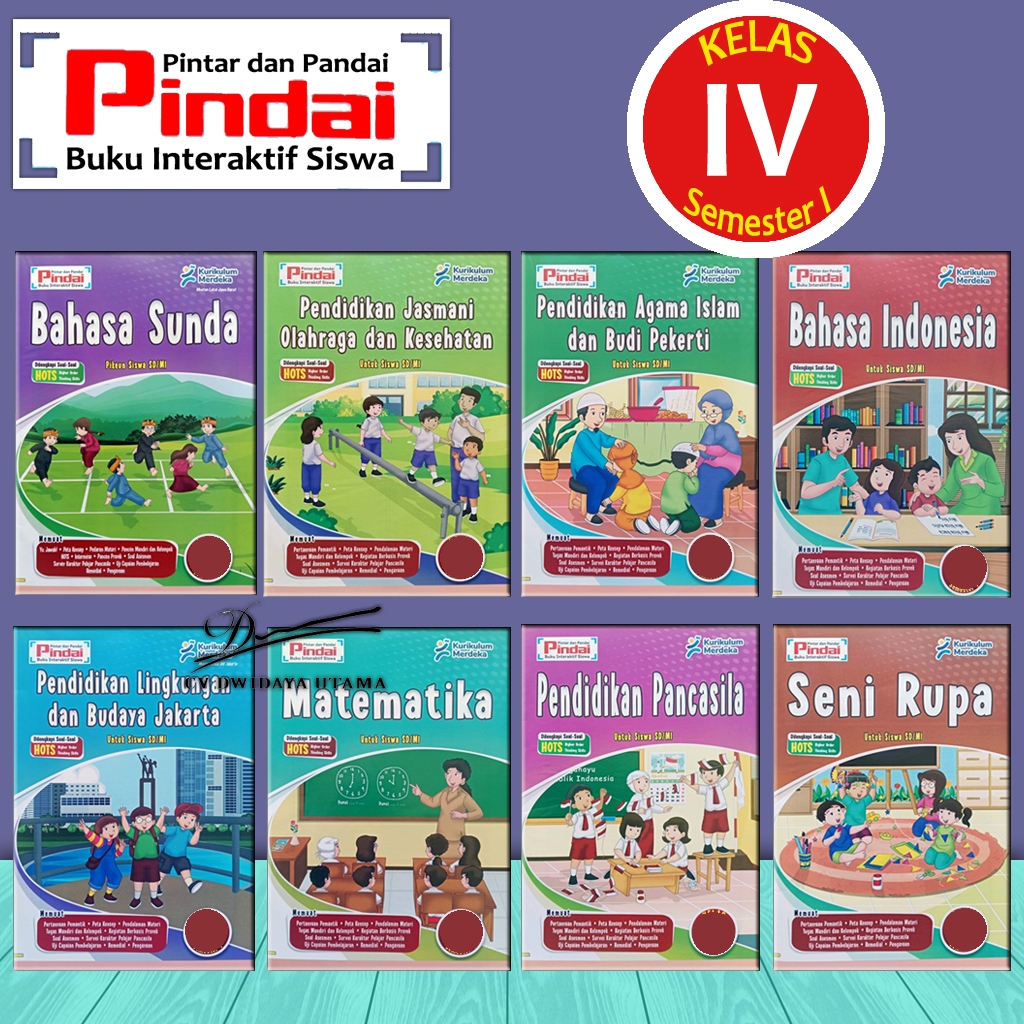 Jual LKS PINDAI SD/MI KLS. 4 Semester 1 & 2 (cetakan 2025) | Shopee ...