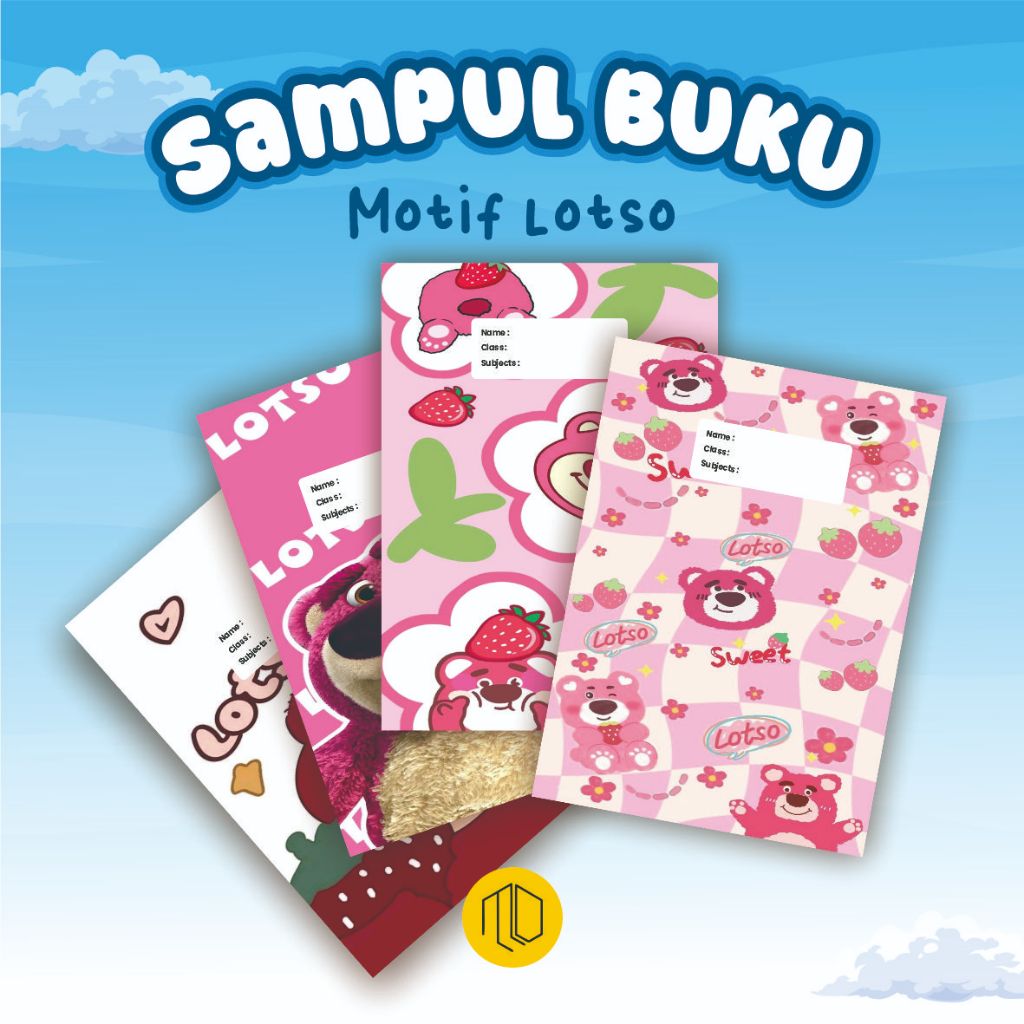 Jual Sampul Buku Karakter Motif Lotso 2 Isi 10 Pcs - Sampul Buku Tulis ...
