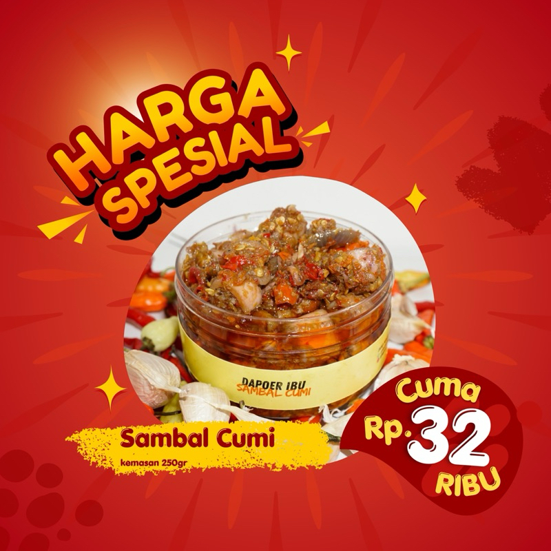 Jual Sambal Cumi Lezat Dapoer Ibu | Shopee Indonesia