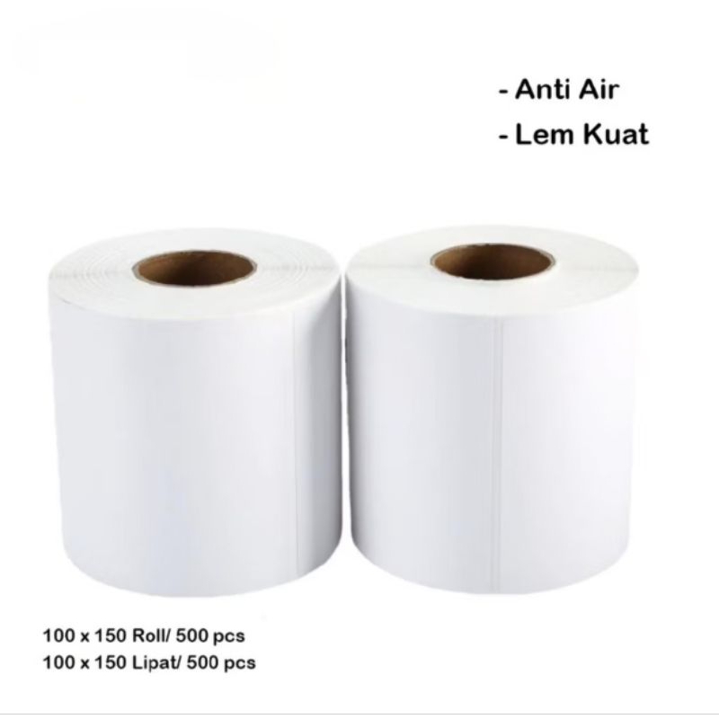 Jual Kertas Thermal | Resi | Barcode ukuran 100 x 150 (500 Lembar ...
