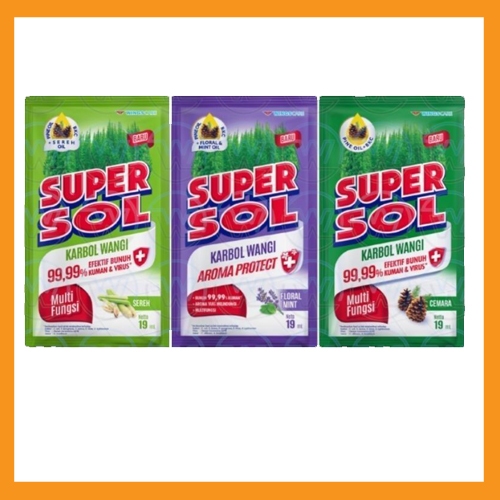Jual Super SOL Sachet Pembersih Lantai [isi12 Sachet] | Shopee Indonesia