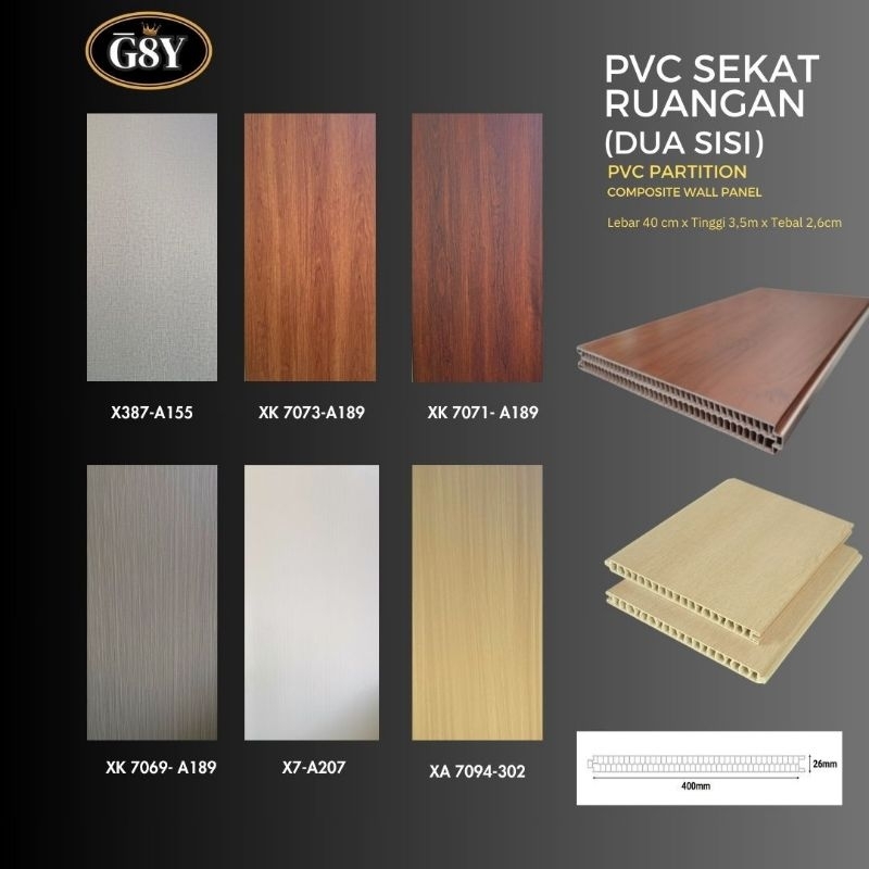 Jual PVC Sekat Ruangan Dua Sisi Minimalis | Shopee Indonesia