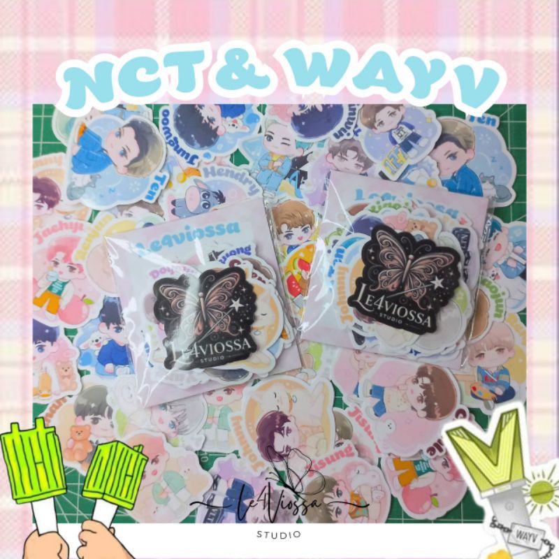 Jual Sticker mini pack NCT & WAYV // Sticker glossy freebies // nct dream // nct 127 // wayv ...