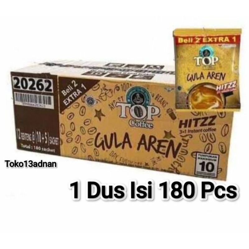 Jual Kopi Top Coffee Gula Aren Hitzz 1 Dus | Shopee Indonesia