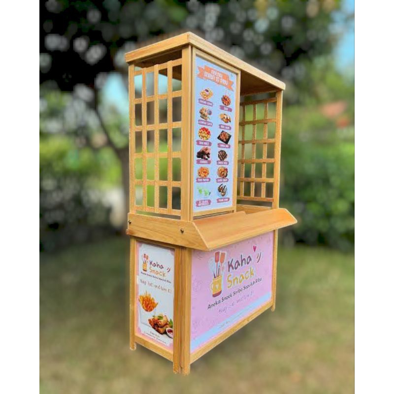 Jual booth lipat/ booth bongkar pasang/ meja jualan/ meja dagang/ booth ...