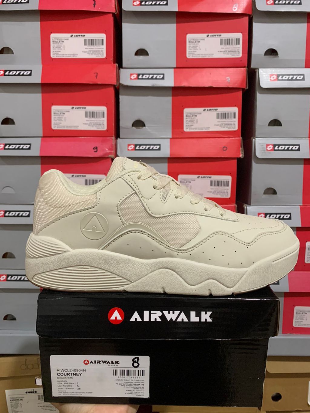Jual Airwalk Courtney Beige (Krem) Women Shoes Original | Shopee Indonesia